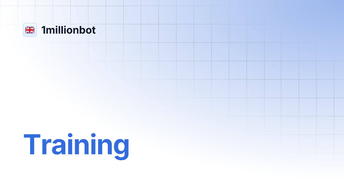 Training | 1millionbot
